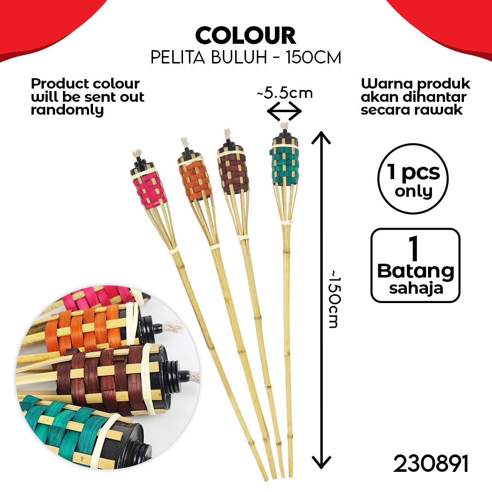 90cm/120cm/150cm Hari Raya Bamboo Light Lampu Pelita Buluh Kerosin ...