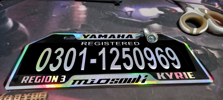 Temporary Conduction Plate / Motor Plate / PERSONALIZED | Lazada PH