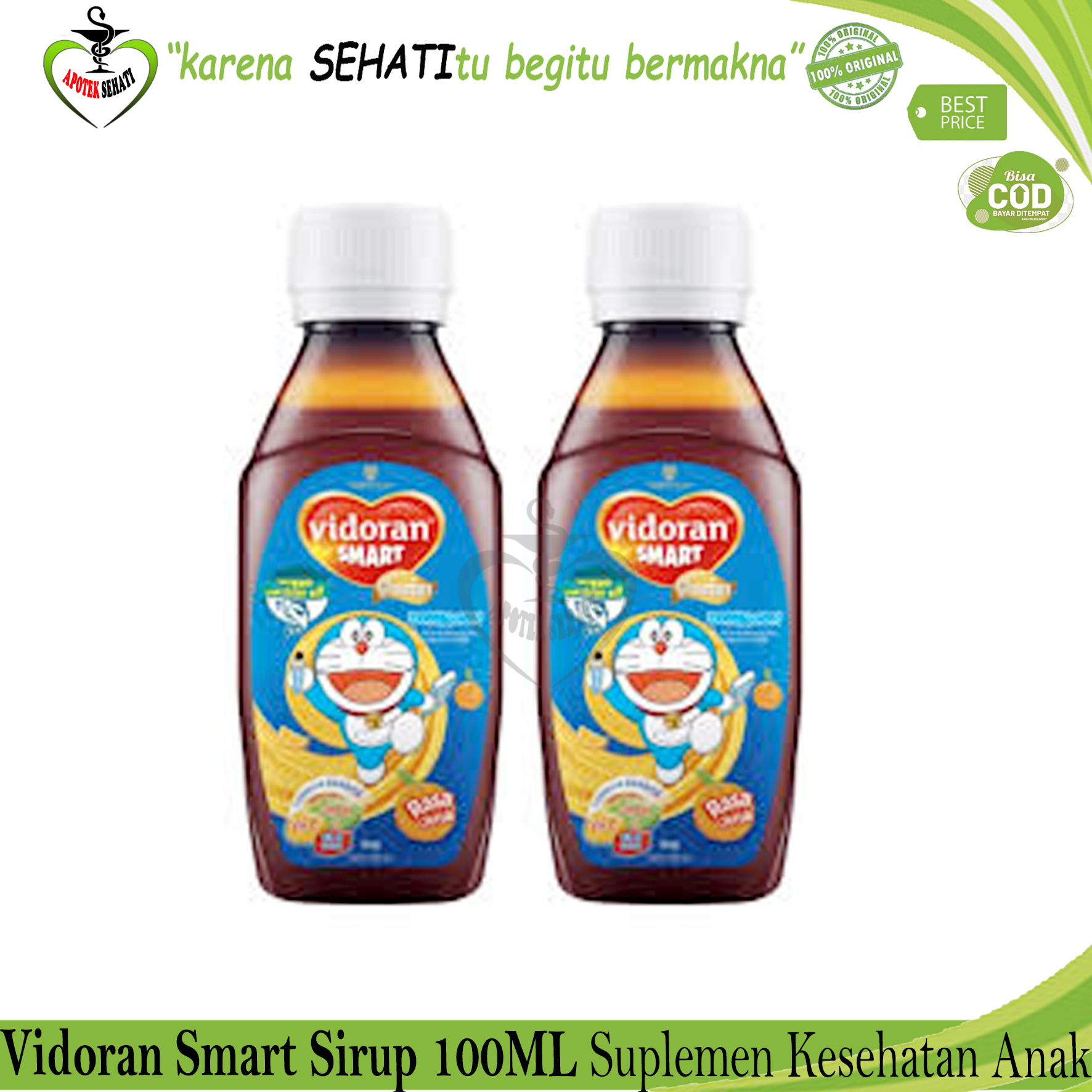 Vidoran Smart Multivitamin Suplemen Nutrisi Otak Anak Sirup dan Tablet ...