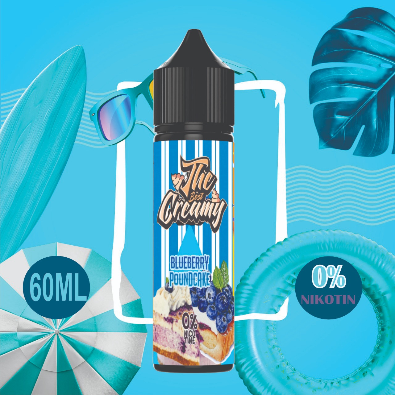 LIQUIDS PAVE MURAH THE BEST CREAMY RASA BLUEBERRY POUNDCAKE 60/30 ML ...