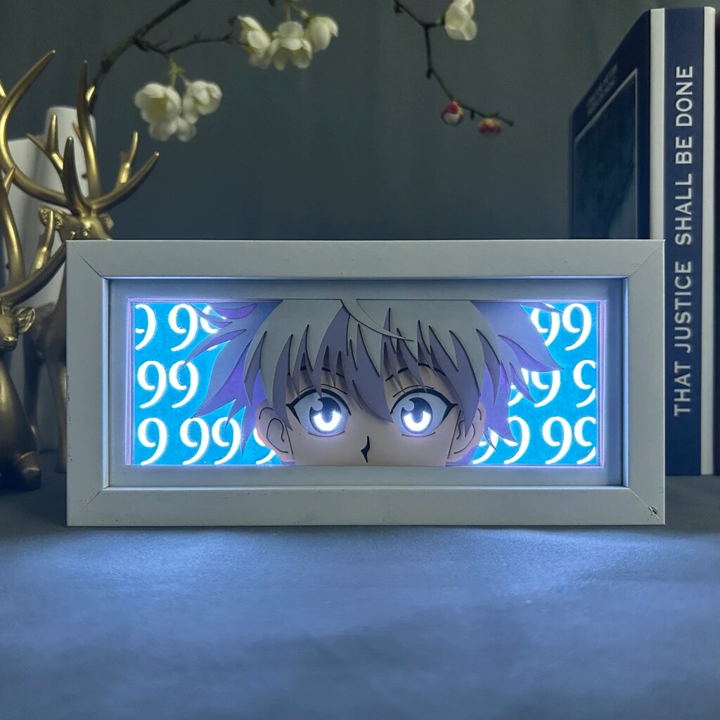 Hunter X Hunter Killua Light Box for Home Decoration Manga Paper ...
