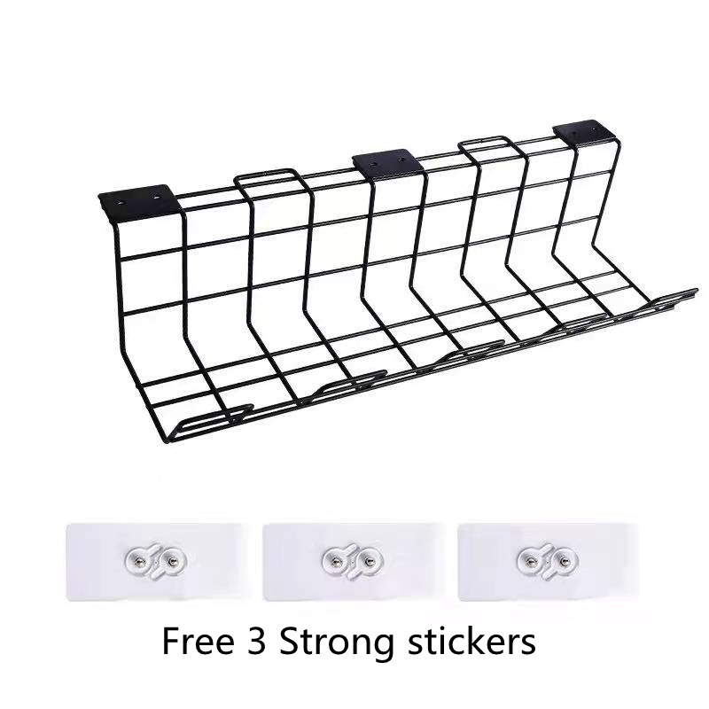 Under desk cable management Under desk pc mount ⊿ Punch-Free Table ...