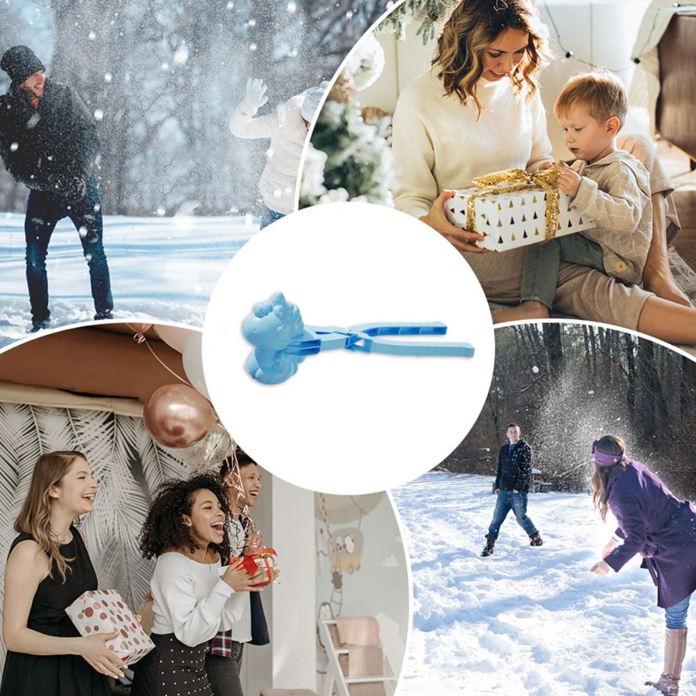 Fun Toys Pony-shaped Snowball Maker Thickened Easy Grip Snowball Clips ...