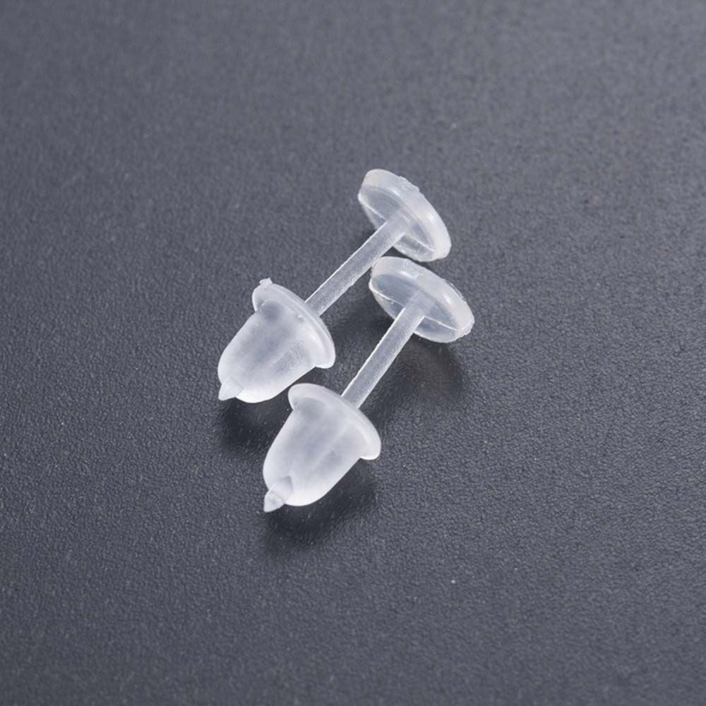 Invisible Women Transparent Ear Protect Jewelry Making Anti Allergy ...