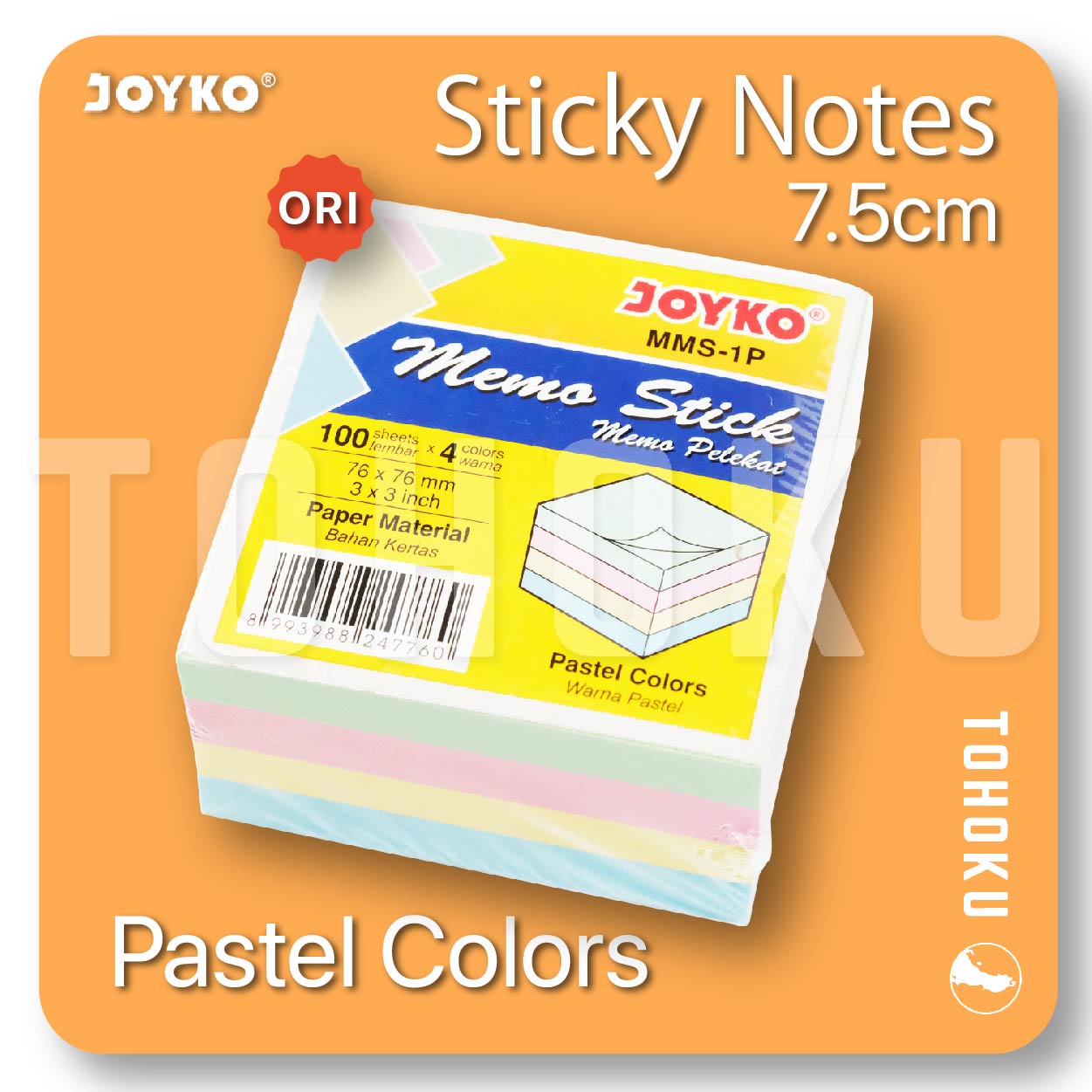 (400 Lembar) Sticky Notes Pastel - Memo Tempel Joyko | Lazada Indonesia