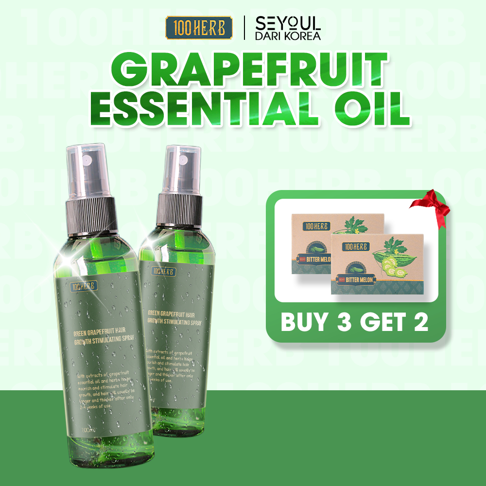 ♢Grapefruit spay 100HERB essential oil hair tonic growth, anti hair ...