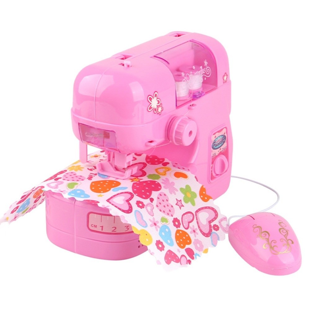 Small Simulated Children Sewing Machine Making Clothes with Light ...