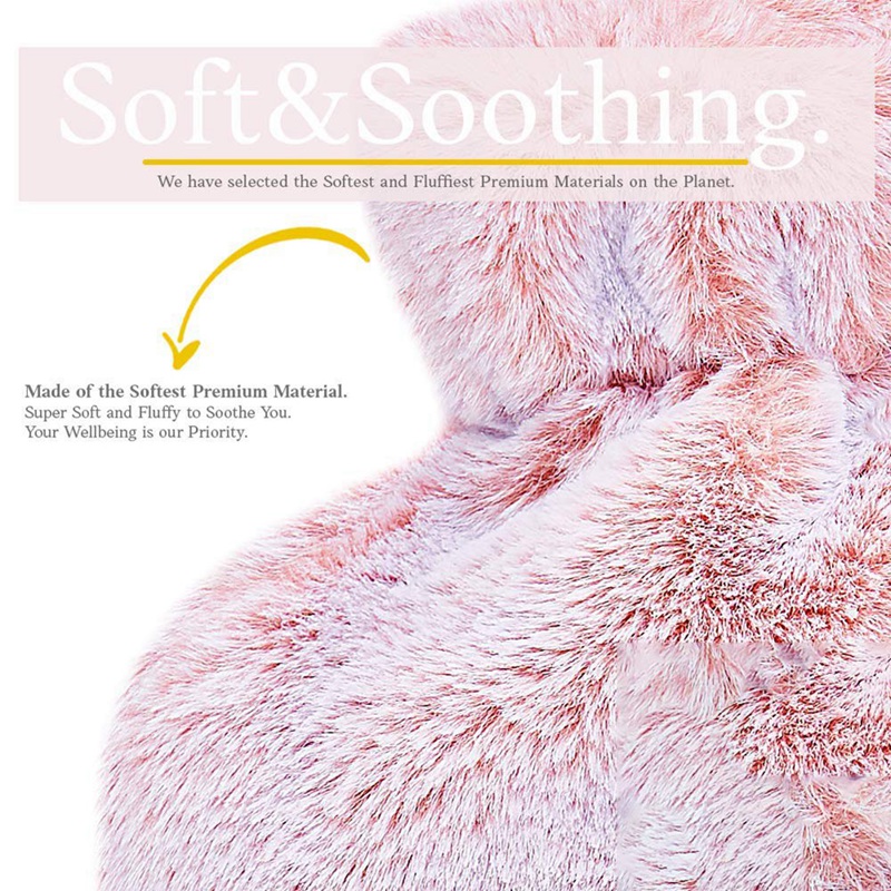 Hot Water Bottle Bed Warm Waist Warm Back Hot Water Bottle with Super ...