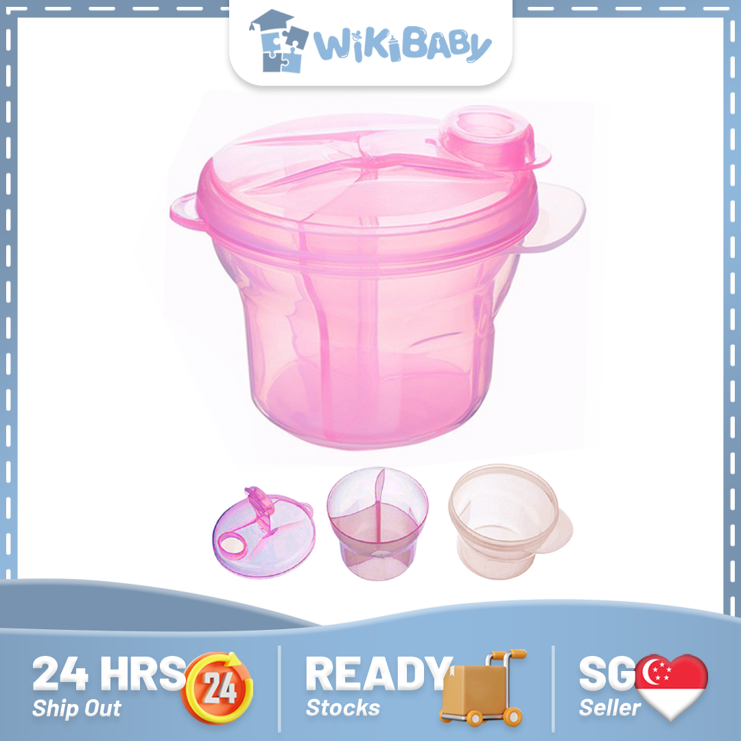 3 Grid Milk Powder Dispenser | Baby Milk Powder Storage Container ...
