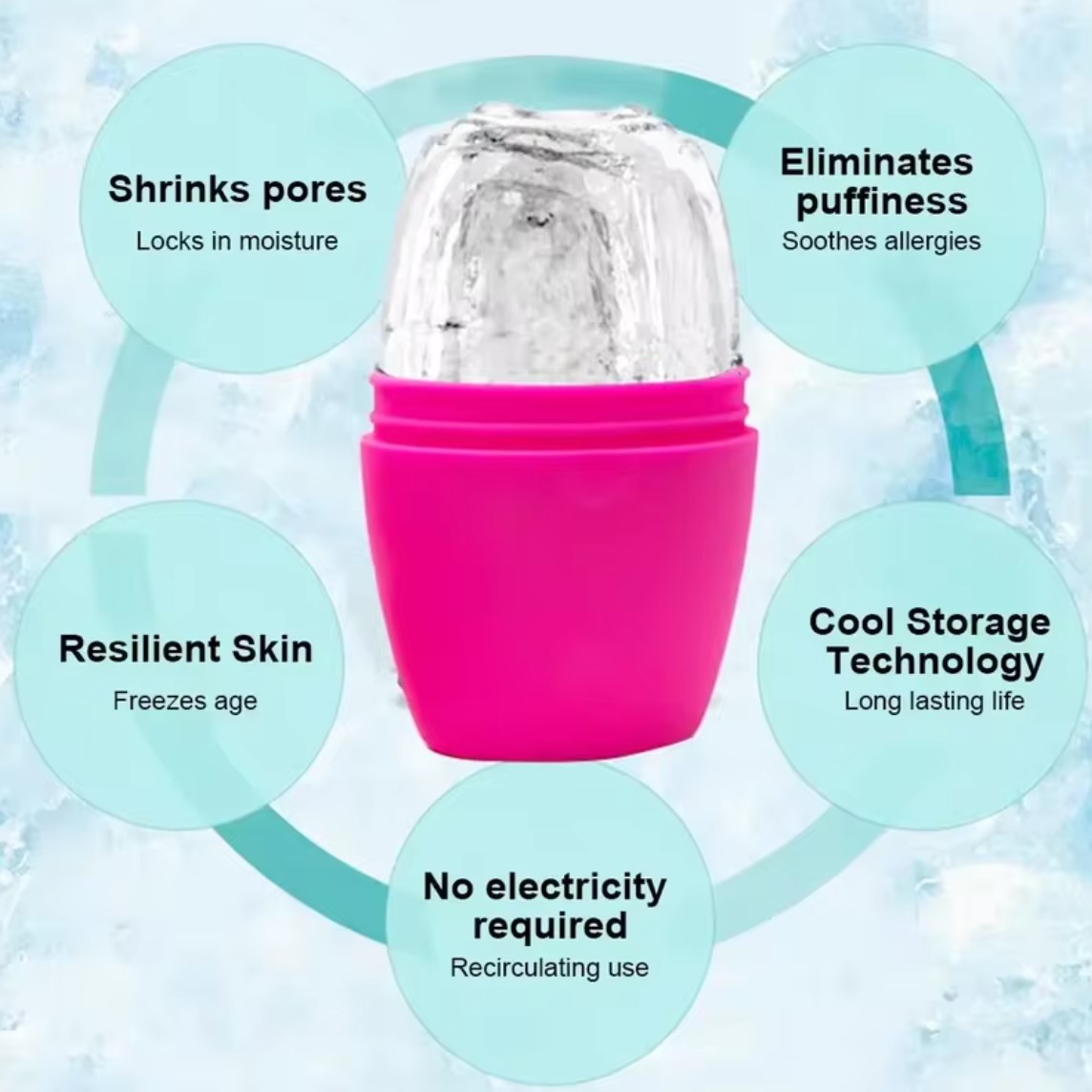 Face Beauty Massage Silicone Cube Face Ice Cube Beauty Products Massage ...