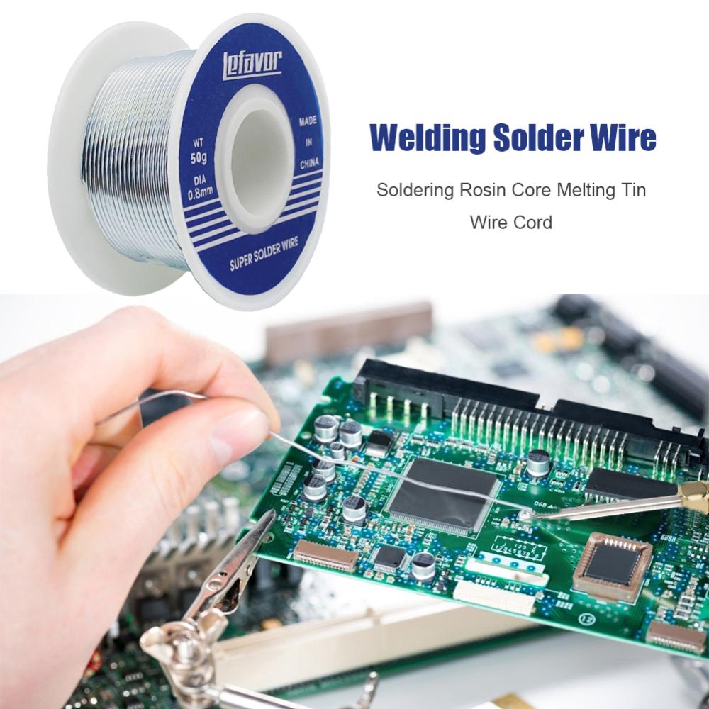 Soldering Wire Welding Roll 0.8/1mm Rosin Core Solder Low Melting Point ...