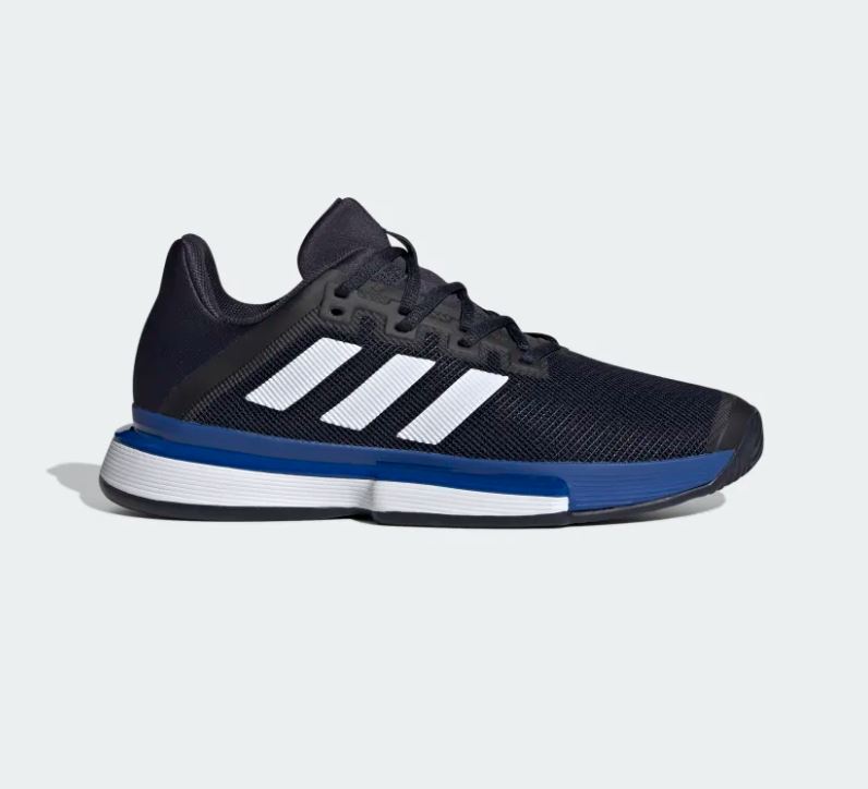 Adidas SoleMatch Bounce Men’s Tennis Shoes รองเท้าเทนนิสผู้ชายสีดำ ...