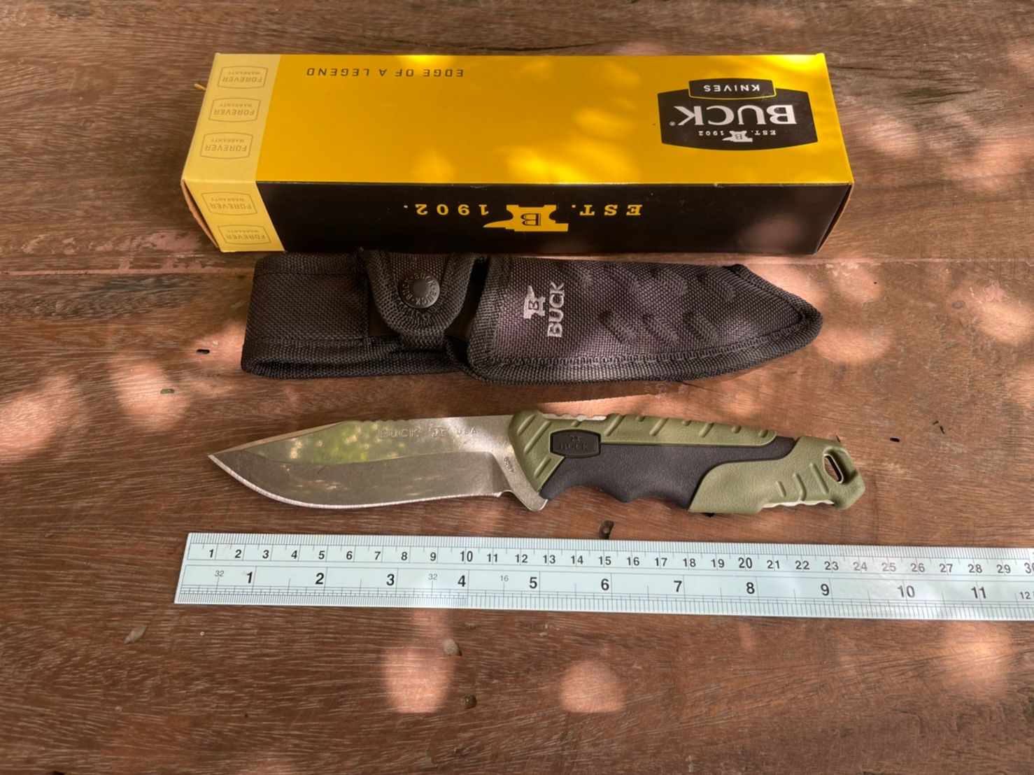 Buck 656 Pursuit Large Green(0656GRS-CAT.11889)#มีดใบตาย ...