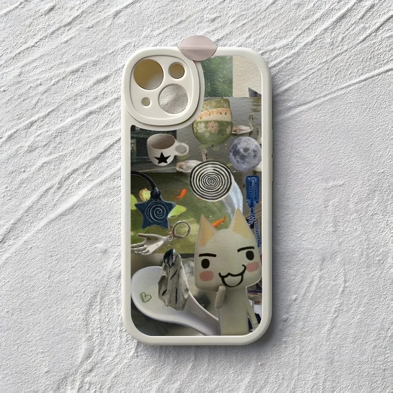 INS Cute Toro Inoue Cat Phone Case For Iphone 15 14 13 12 Pro Max 11 ...