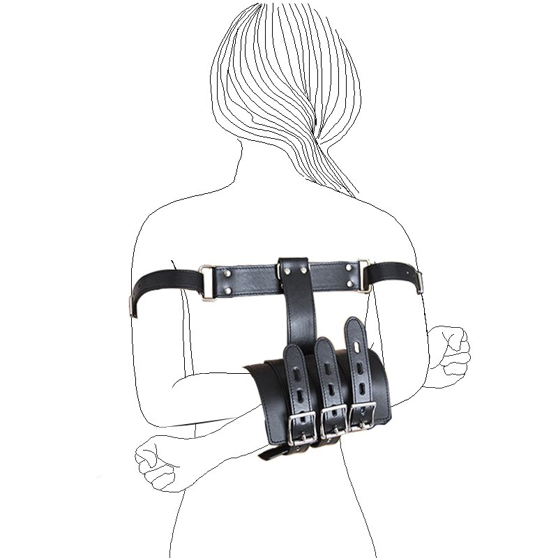[Privacy]BDSM Bondage Leg/Arm Binder,Behind Back Straight Jacket,SM ...