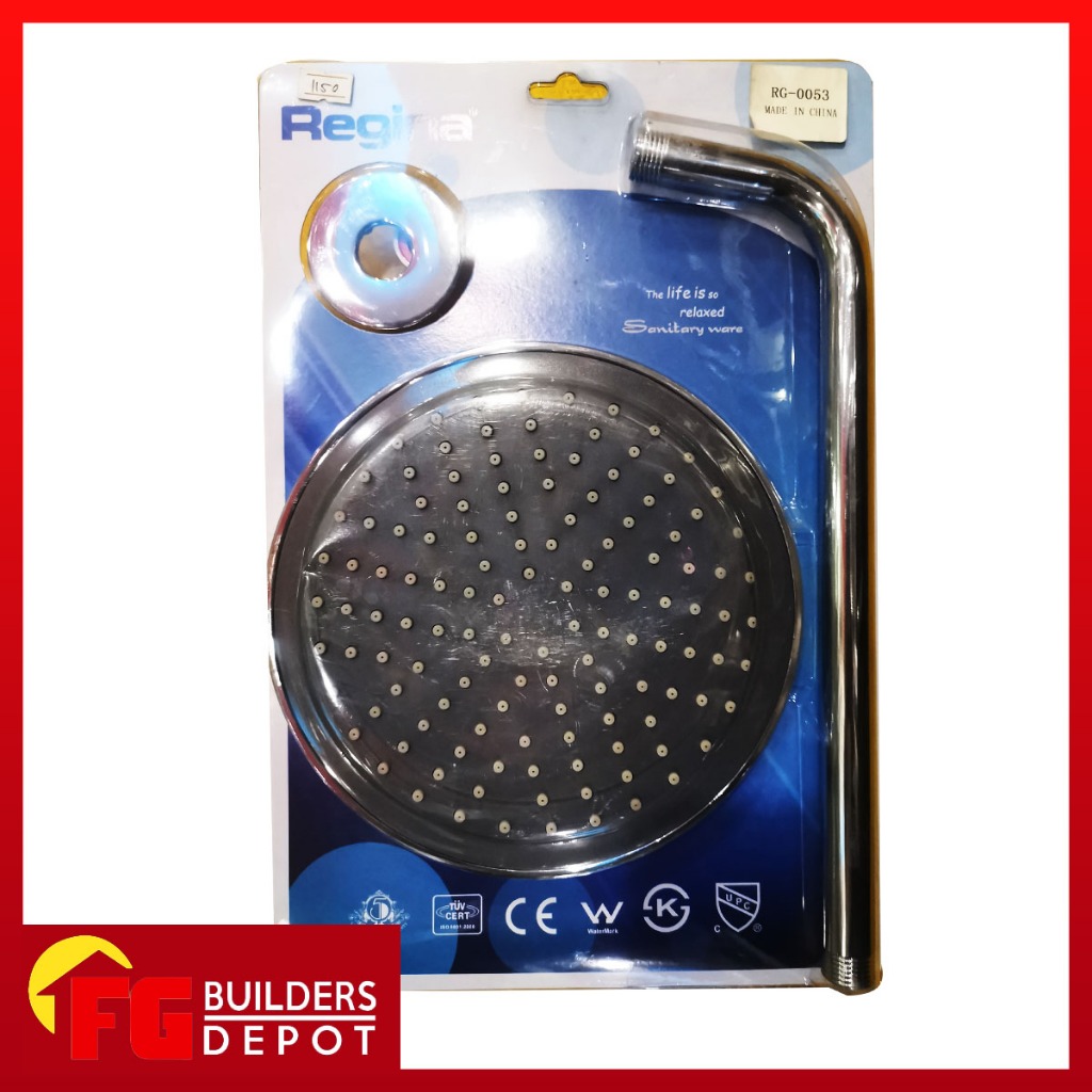 REGINA SHOWER HEAD WITH ARM 8 RG 0053 | Lazada PH