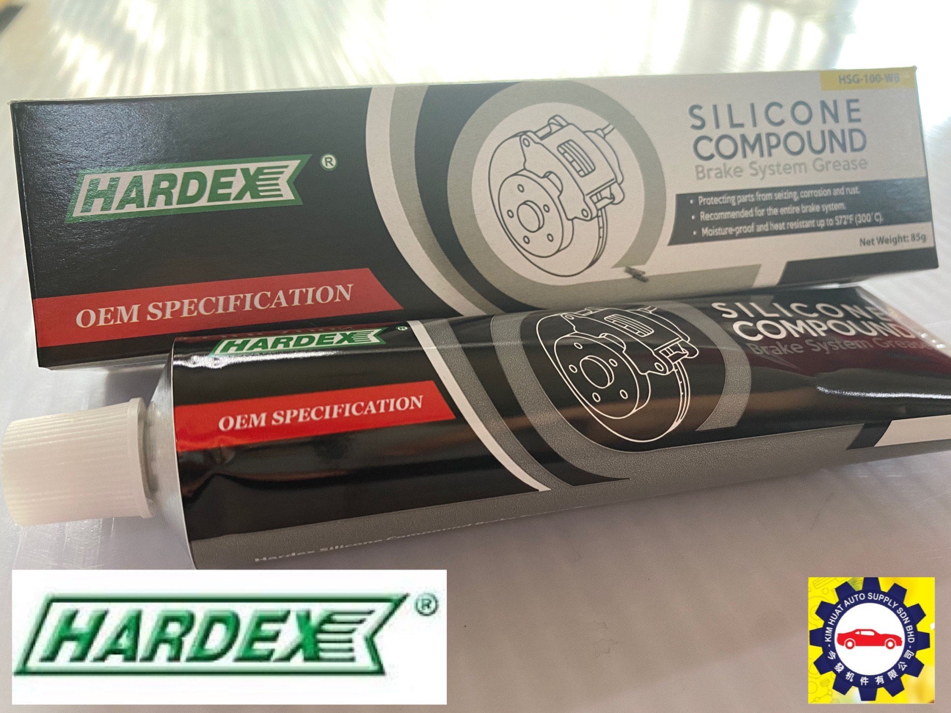 HARDEX Rubber Grease Silicone Compound Brake System Grease 85g HSG-100 ...