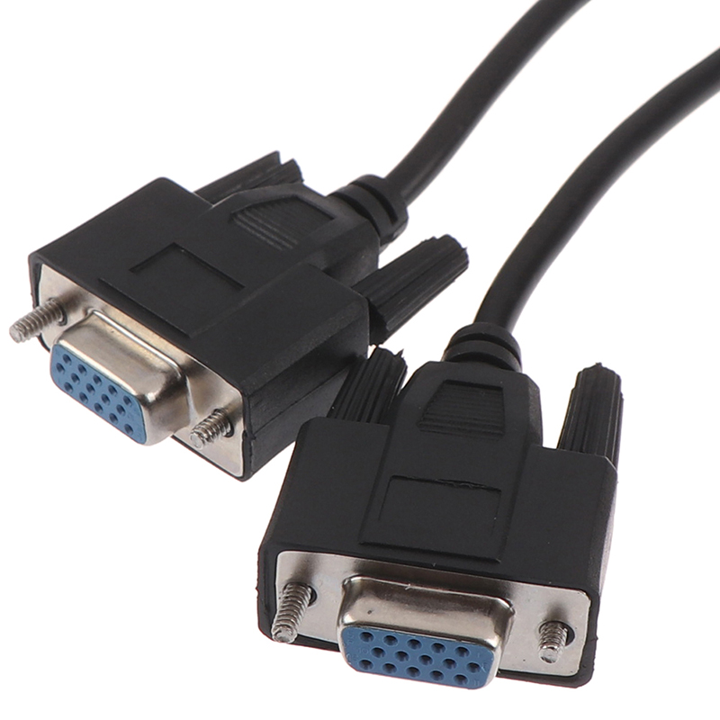 15Pin VGA male to 2 vga svga female adapter splitter video monitor ...