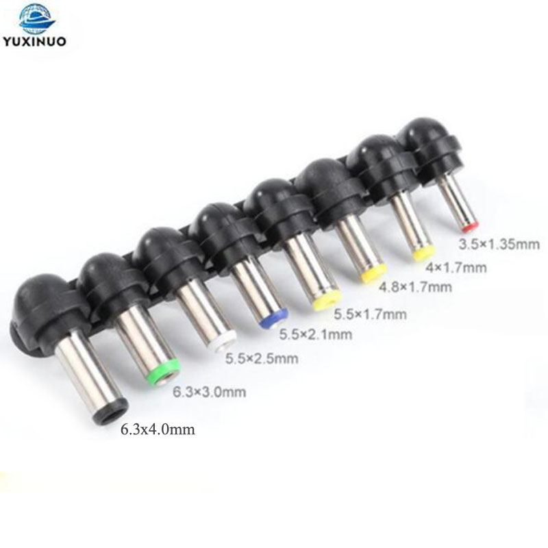 【Hottest Trends】8PCS/Set Universal 2Pin Detachable Plug Laptop Charger ...