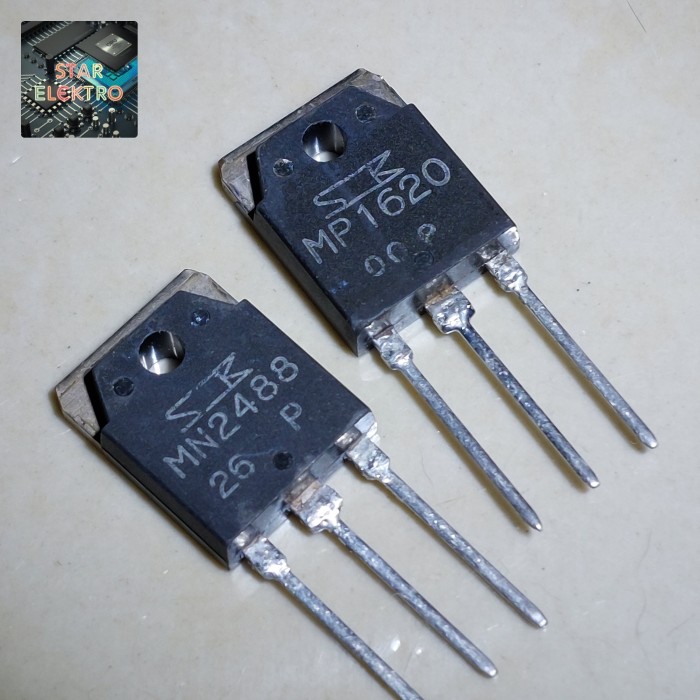 Matched Transistor Set 2 Pairs Of SANKEN Transistors MP1620 & MN2488 ...