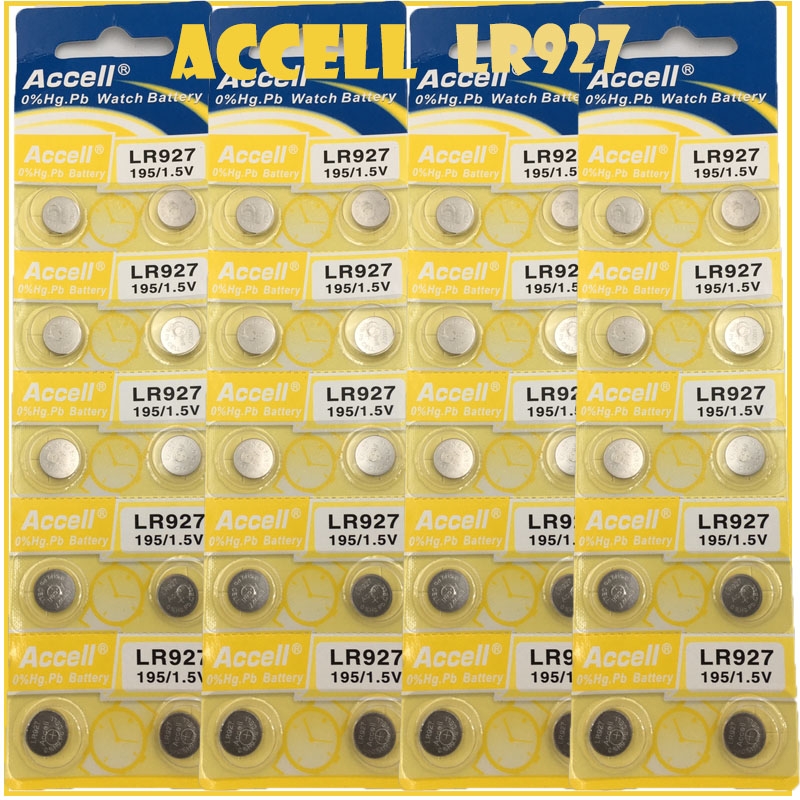 ถ่าน Accell LR927 ราคาแผงละ 25฿ ถ่านเครื่องคิดเลข ถ่านใส่ของเล่น (1แผง ...