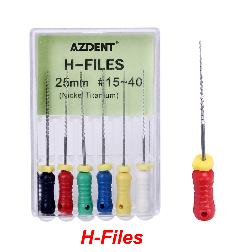 【EleganceEssence】AZDENT 6pcs/Pack Dental Niti 21mm/25mm #15-40 ...