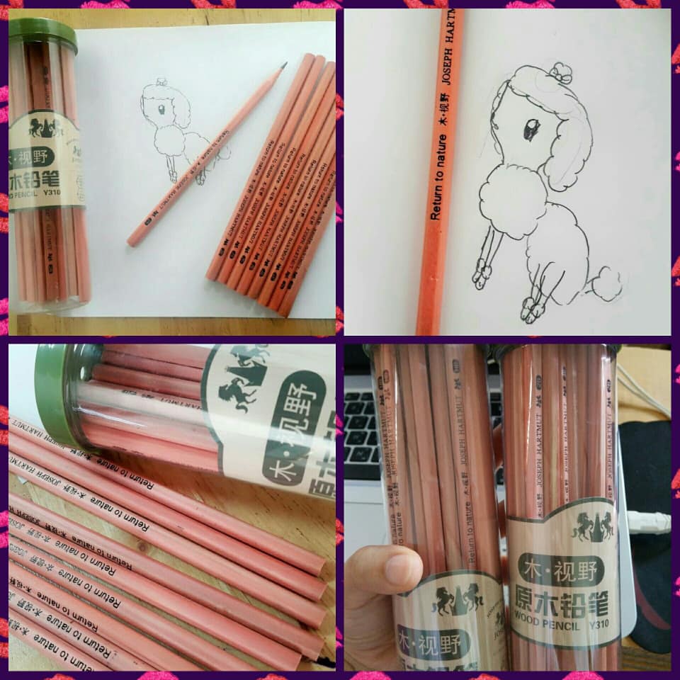 ดินสอไม้คุณภาพดีของ Joseph Hartmutกล่องละ 30 แท่ง ดินสอ HB ดินสอ 2B ...