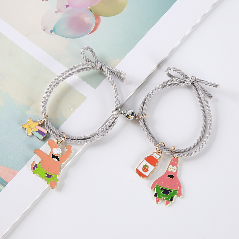 【Hottest Trends】Couple Bracelet Female Cartoon Big Star Love Lu Hand ...