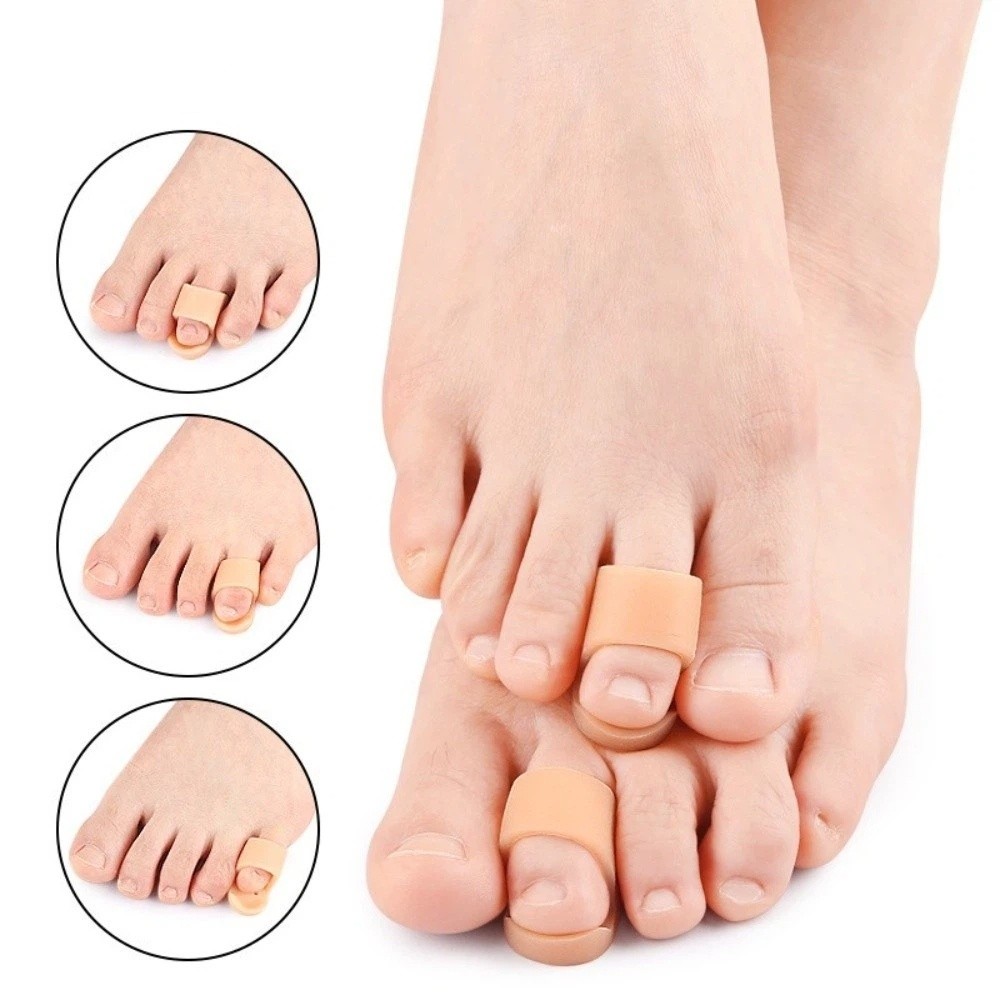Comfort Silicone Gel Toe Straightener Bunion Adjuster Relief Foot Pain ...