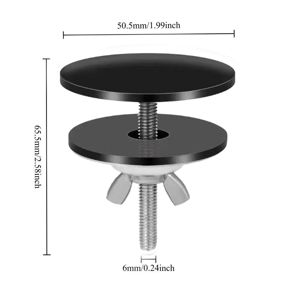 Practical Black Color Faucet Hole Cover Sturdy Construction M6 Sink Tap ...