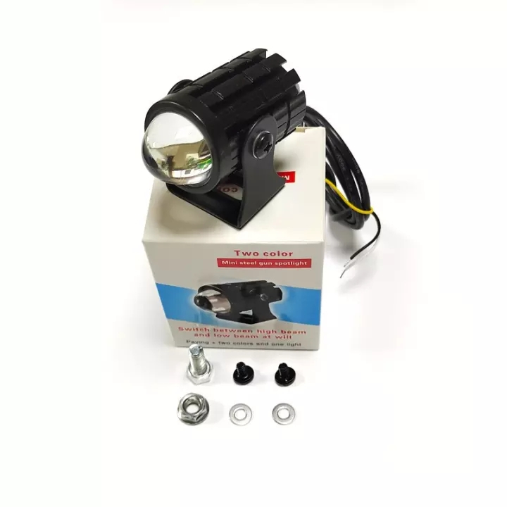 Mini Driving Lights led White+Yellow waterproof light One Pair 3 eyes ...