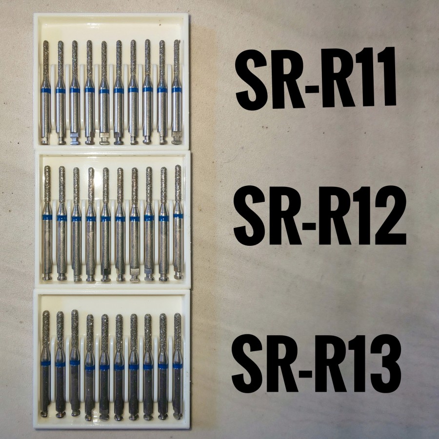 Mata Bor Gigi Dental Burs Lowspeed Diamond Fissure Round Regular Type ...