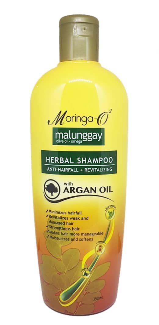 MORINGA-O2 MALUNGGAY W/ ARGAN OIL HERBAL (shampoo/conditioner/hair ...