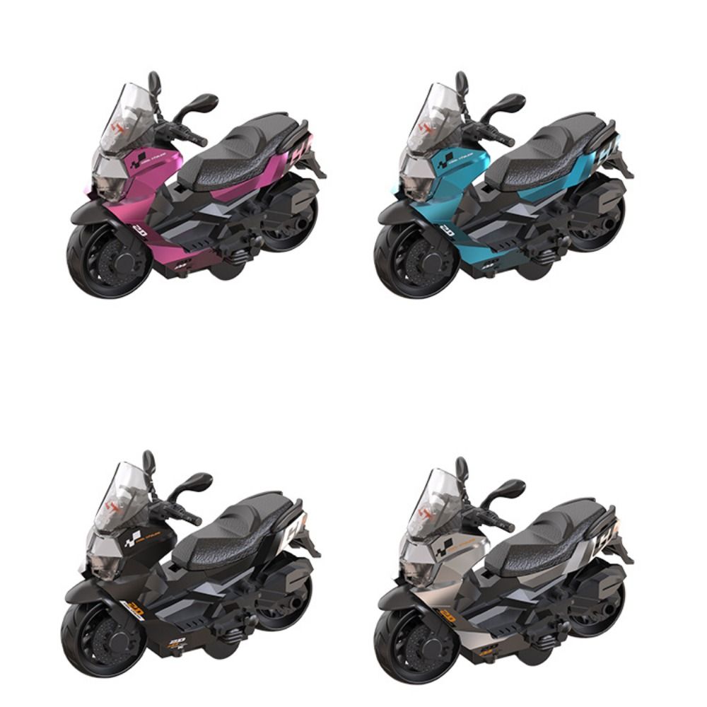 Creative Miniature Alloy Motorcycle Model Inertia Diecast Simulation ...