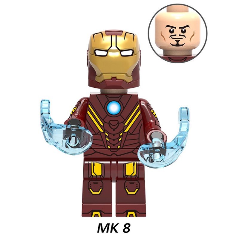 ไอรอนซูเปอร์ฮีโร่สาวเต้นรำชาย MK 6 Tony Obadiah Stane การศึกษาบล็อกตัว ...
