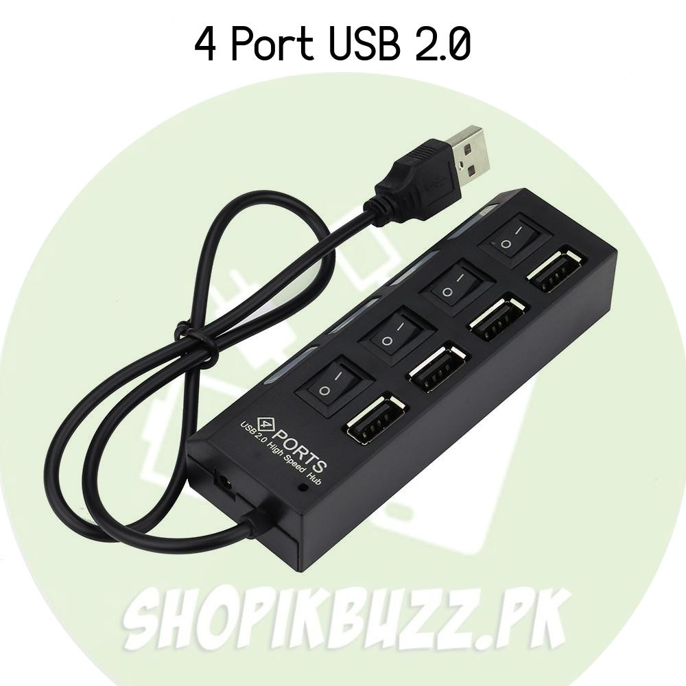 Mini Multi Port USB Hub High-Speed USB Humanoid Splitter Cable Adapter ...