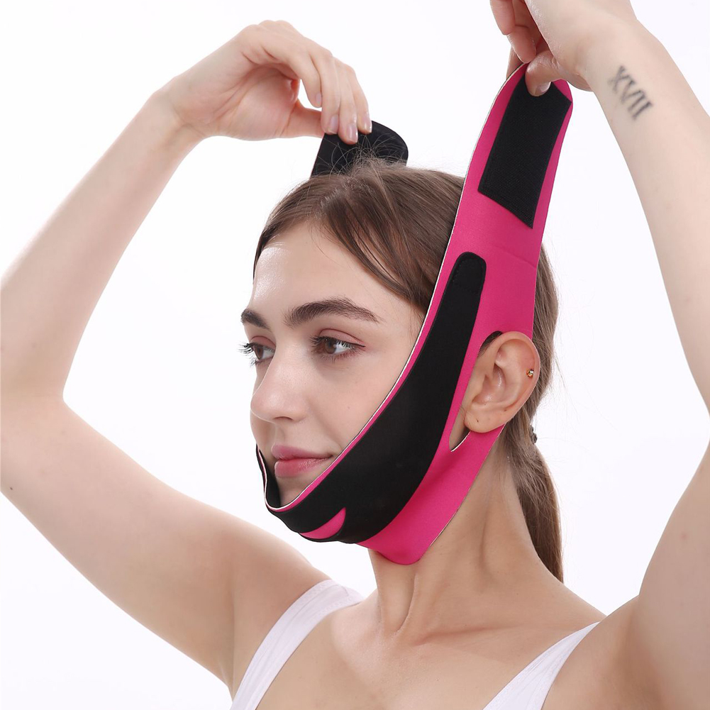 Women Slimming Chin Cheek Slim Lift Up Mask V Face Line Belt Anti ...