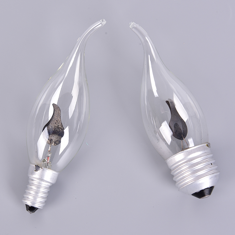 E27 E14 LED Burning Candle Light Fire Effect Decorative Flame Flame ...