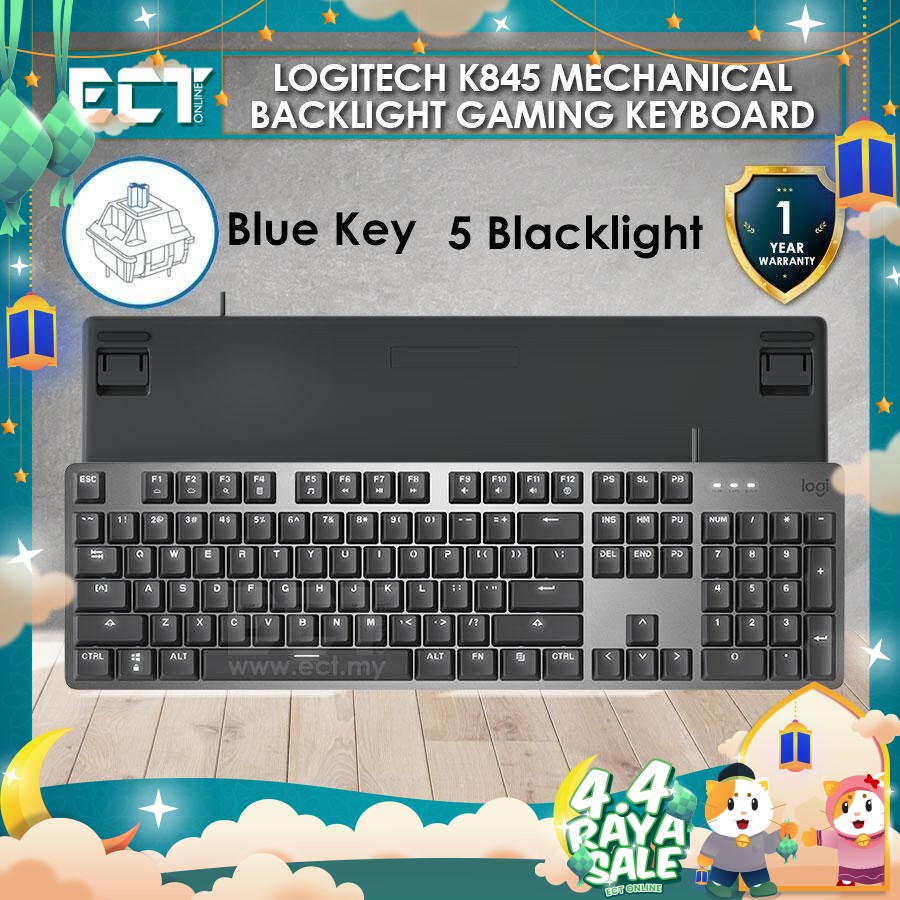 Logitech K845 Mechanical Backlight Gaming Keyboard - Red | Blue | Brown ...