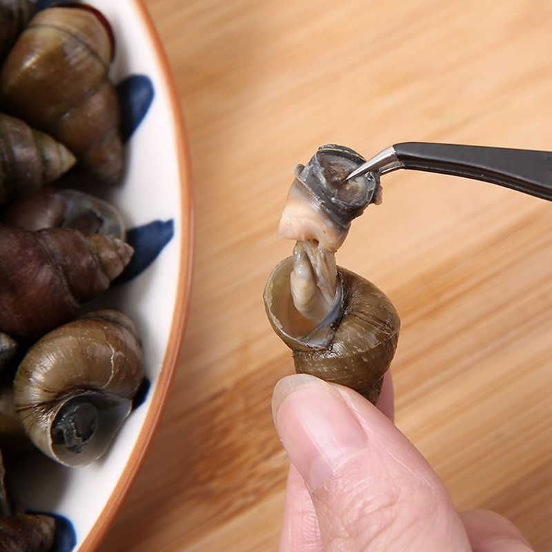 Stainless Steel Screw Clip Quick Field Screw Snails Meat Picking Tool ...