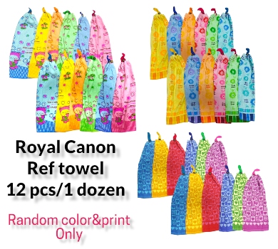 ROYAL CANON REF TOWEL (assorted color/print) | Lazada PH