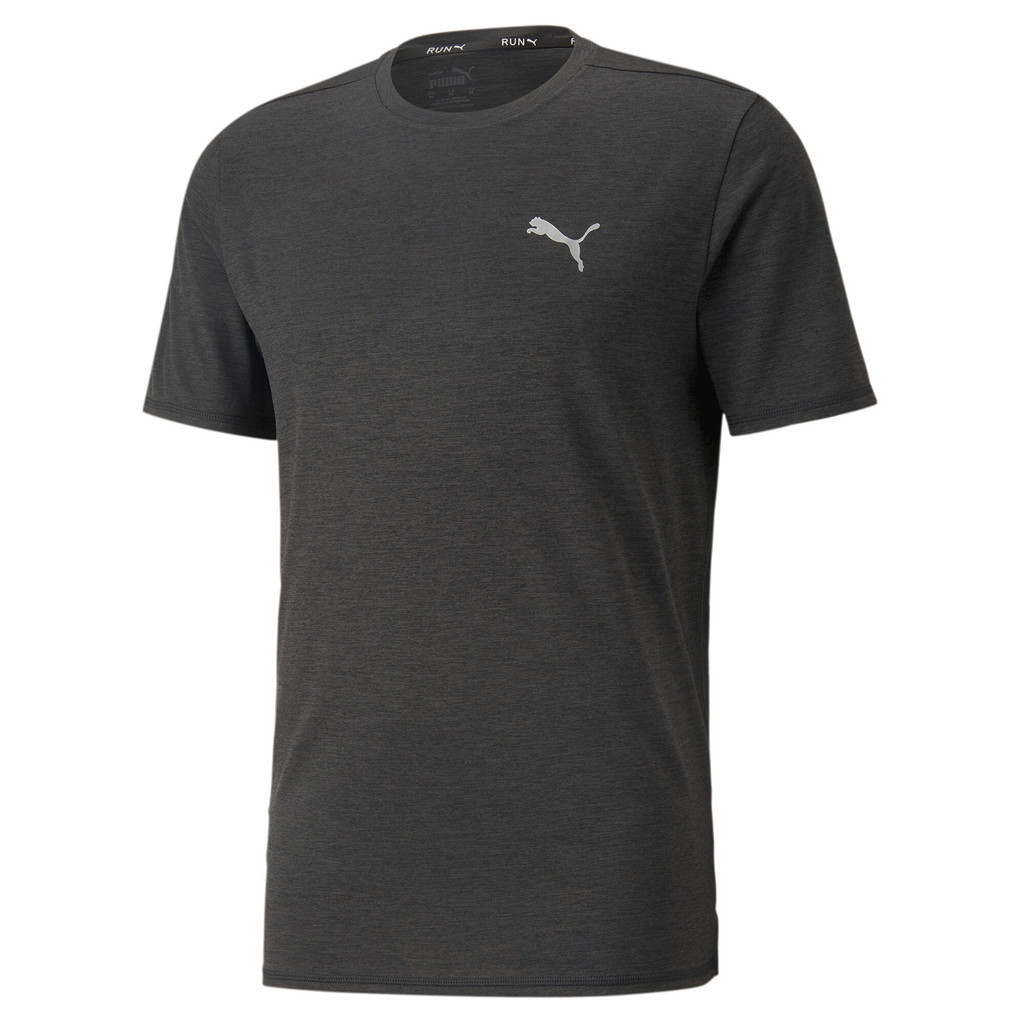PUMA RUNNING - RUN FAVOURITE Heather Running Tee Men Black - 52315101 ...