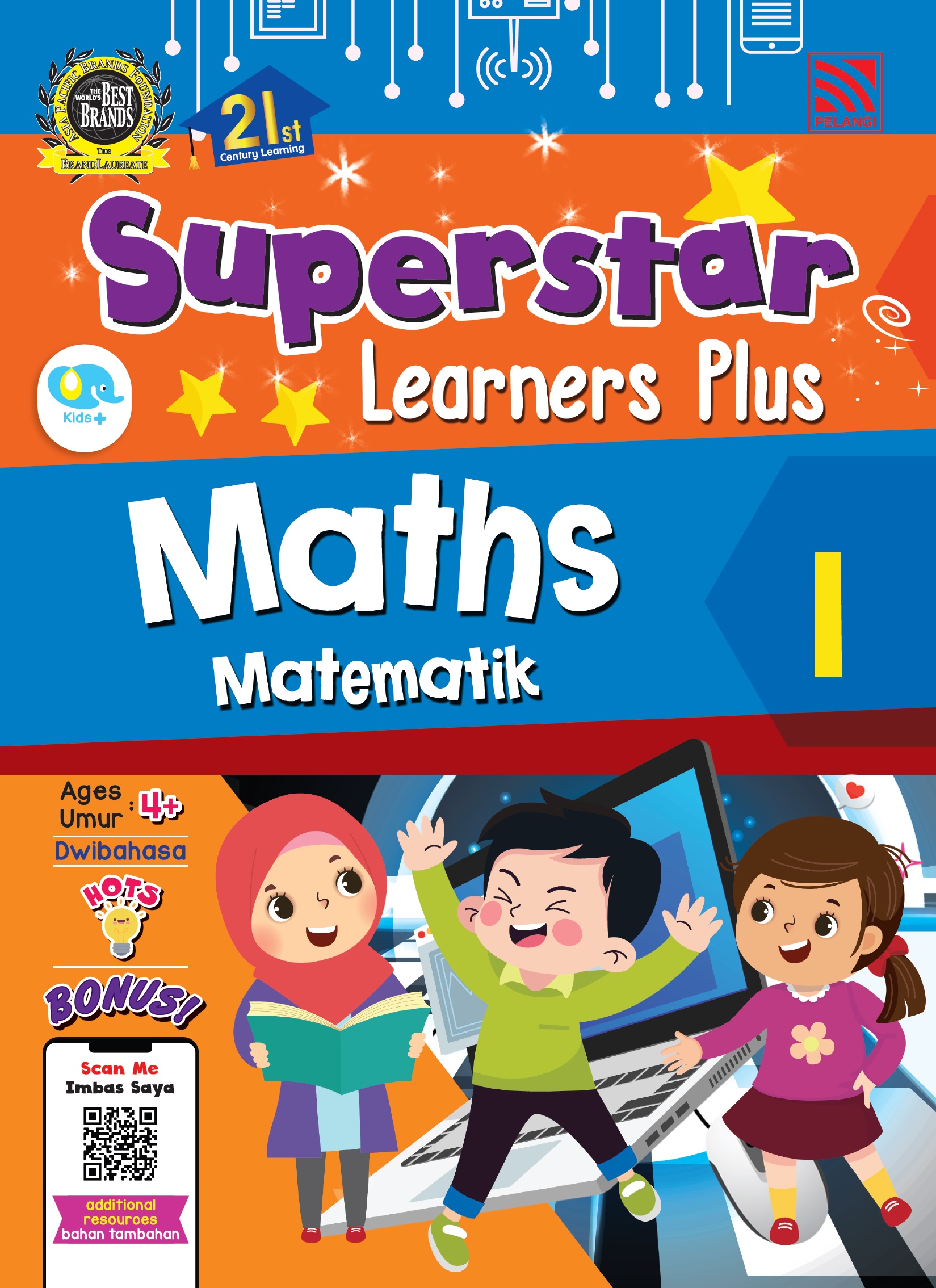 Pelangi Preschool Workbook Superstar Learners Plus Maths (BIBM) 2022 | Lazada