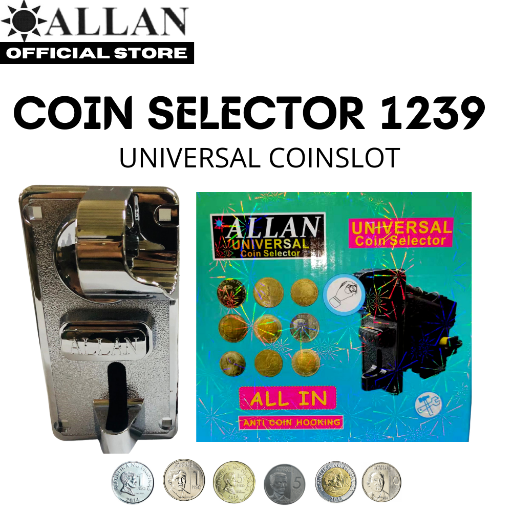 Allan Coin Selector 1239 Universal Coinslot / Coinslot 1239 Multi Coin ...