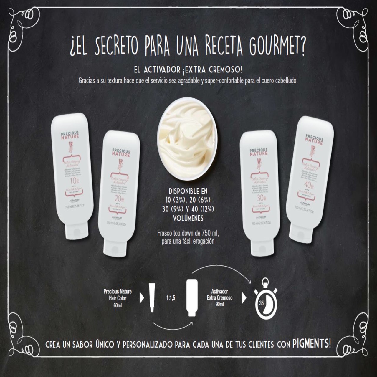 Alfaparf Precious Nature color creme 60ml ยาย้อมผมปกปิดผมขาวปราศจาก ...