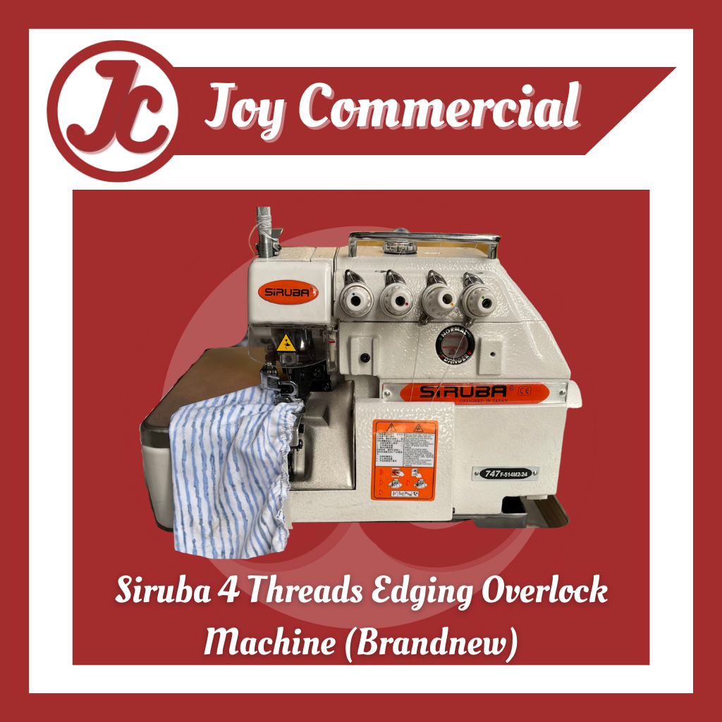 Juki Siruba Pegasus 4 Threads Overlock Edging Edger Machine (Complete ...
