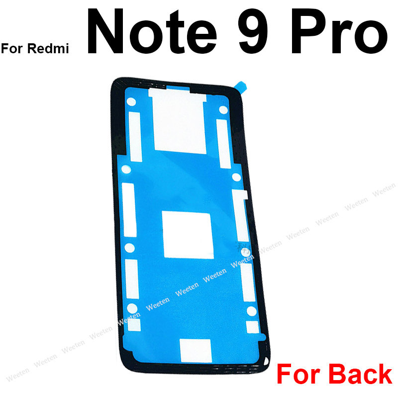 NEW 【7efc9af3】Back Battery Cover Adhesive Sticker For Xiaomi Redmi 10 9 ...