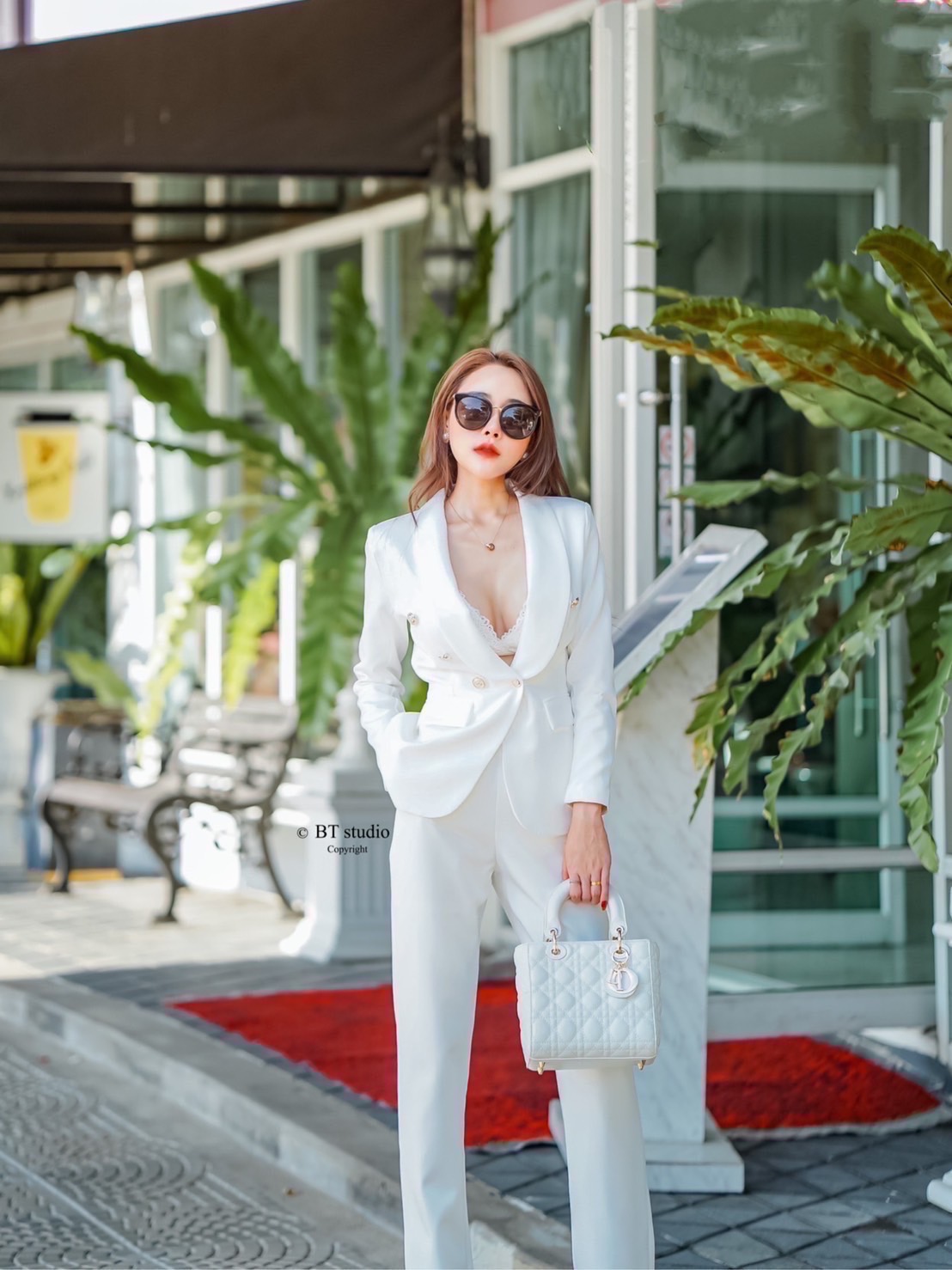 BT: เซท 2 ชิ้น เสื้อเบเซอร์แขนยาว มาพร้อมกางเกงขายาว พร้อมเสริฟ 2 สี งานสวยแน่น ๆ สุดปังม๊ากจ้า ...