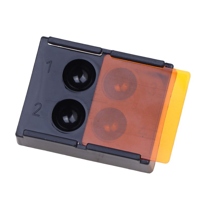 4 Holes Dental Shading Light Box Composite Resin Mixing Well Light ...
