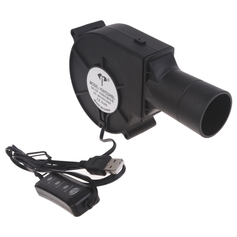 เครื่องเป่า USB 3000รอบต่อนาทีพร้อมความเร็วลมที่ปรับได้สำหรับบาร์บีคิว ...